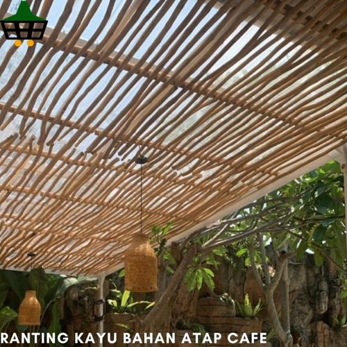 Jual Ranting Kayu Jati Bahan Atap Gazebo Kafe dan Resto Include Ongkir ...