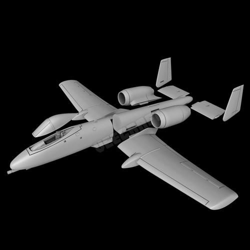Jual 3D Print Miniatur Pesawat A10 Thunderbolt II Scale 1-72 Part Model ...