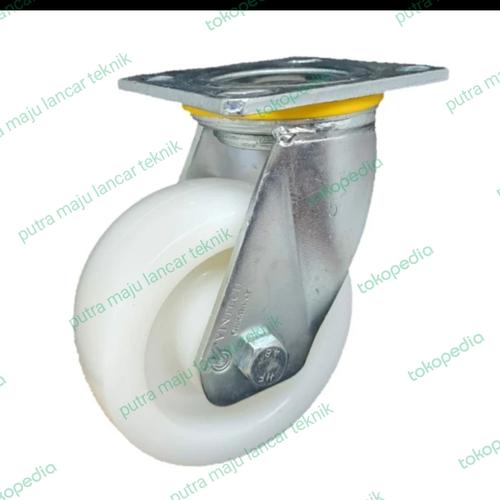 Jual Roda Nilon bushing heavy duty 5 inch hidup vintech - Kota ...