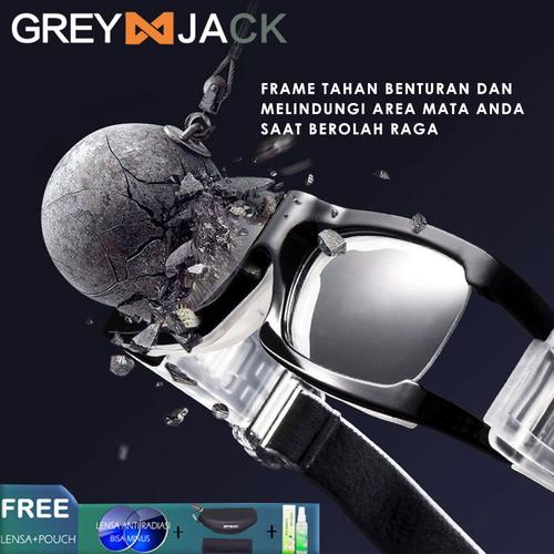 Promo Grey Jack Kacamata Olahraga Sport Basket, Sepak Bola, Volly Bisa ...