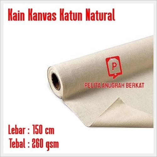 Jual Kain Kanvas Katun Tebal Roll Meteran / Bahan Tas Canvas Lukis ...