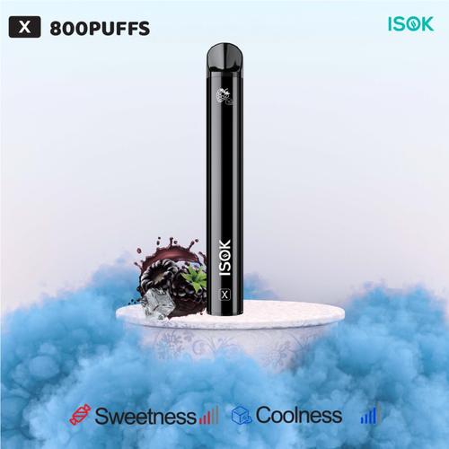 Jual ISOK X 800 PUFFS - Disposable Pod - Black Ice Flavour - Jakarta ...