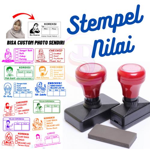 Jual Stempel Penilaian Guru / Reward /Stempel Motivasi - PAKET MODEL 2 ...
