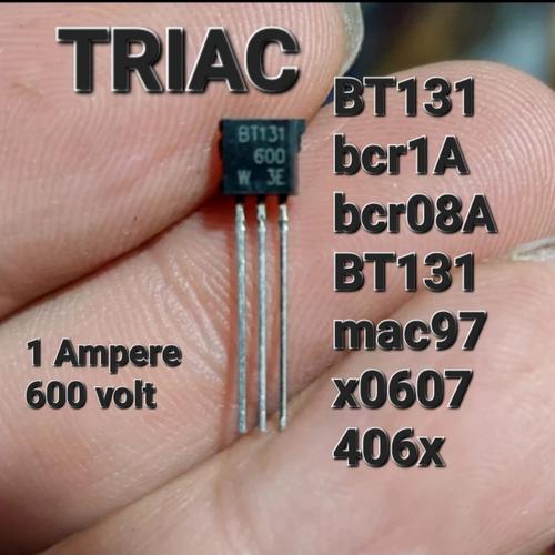 Jual BT 131 triac triak 1a 600v bcr1a x0607 bcr08a 148k bcr08 mac97 ...