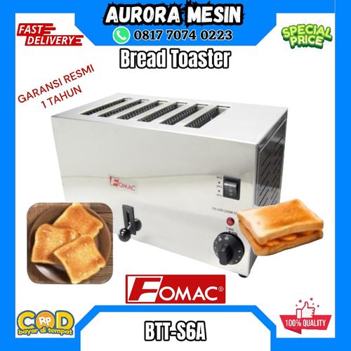 Jual MESIN PEMANGGANG ROTI MESIN BREAD TOASTER 6 SLICE BTT-S6A FOMAC ...