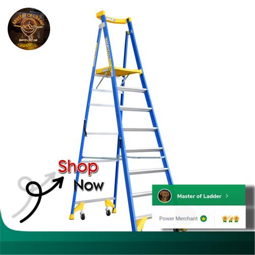 Jual Tangga Lipat Podium/Tangga Fiberglass 8 Feet 2,4 Meter Bailey ...