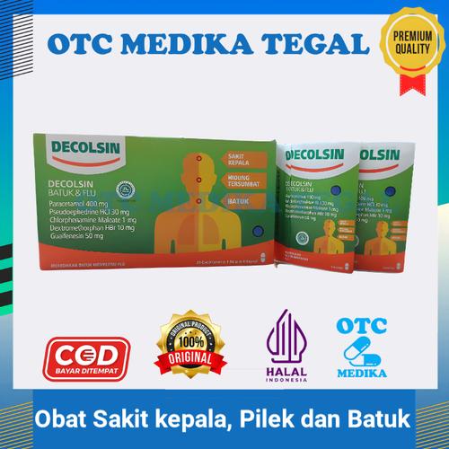 Jual Decolsin 4 Kapsul meredakan batuk yang disertai gejala flu - Kab ...