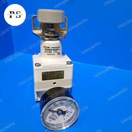 Jual PRECISION REGULATOR SMC IR2020-N02G-L 1/4" - Jakarta Barat - PNEUMATIC SOLUTION | Tokopedia