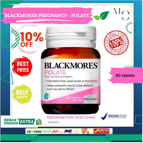 Jual Blackmores Pregnancy FOLATE Optimises Folic Acid Levels - 90 ...
