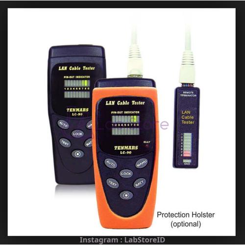 Jual LAN Cable Tester RJ45/RJ11 Alat Tes Kabel LAN/Network | Tenmars LC ...