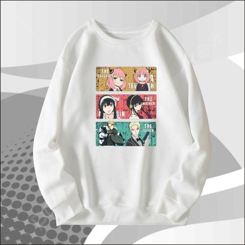 Jual Sweater Anya Yor Loid Forger Spy X Family Crewneck Anime Manga ...