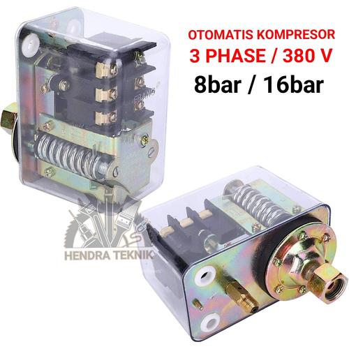 Jual OTOMATIS KOMPRESOR 3 PHASE 380 V AUTOMATIC PRESSURE SWITCH ...
