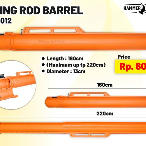 Jual HAMMERHEAD FISHING ROD BARREL- TABUNG JORAN PANCING & KOPER ...
