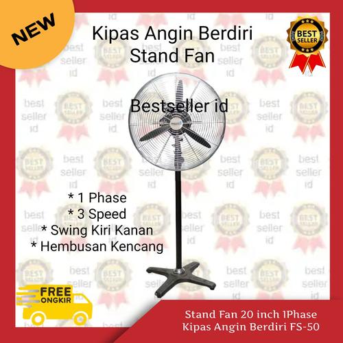 Jual Standfan 20 inch / Industrial Stand Fan 20" 1 Phase 220V WESTCO ...