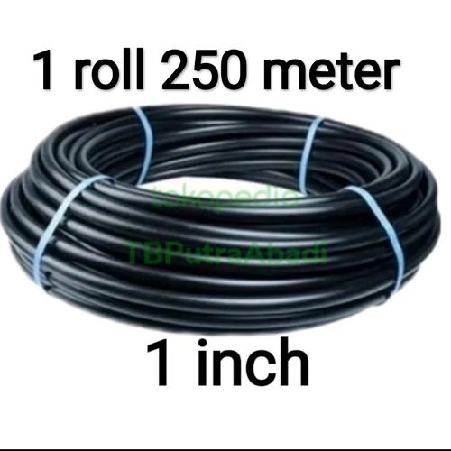 Jual Pipa PE 1 inch 1 Roll Pipa Pdam Selang PDAM Selang PE Hitam 1 ...