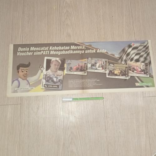 Jual Iklan Cetak Jadul Telkomsel Edisi GP formula 1 - Kota Bandung ...