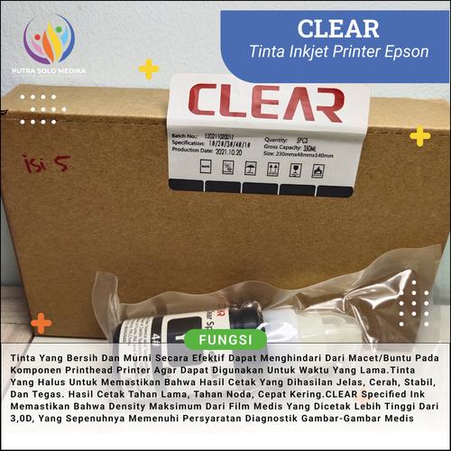 Jual TINTA INKJET XRAY CR RONTGEN PRINTER EPSON isi 70 ML | MERK CLEAR ...