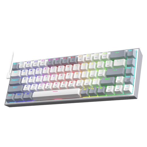 Jual Redragon Mechanical Gaming Keyboard 65% RGB CASTOR K631WG RED ...