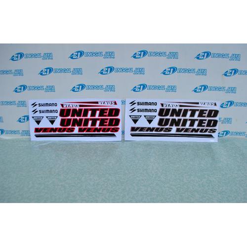 Jual Decal Sticker Stiker Sepeda United Venus MTB BMX Mini Balap Awet ...