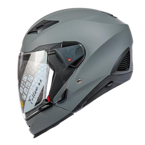 Promo ZEUS 611C MATT GREY MODULAR HELMET - M, BASIC Cicil 0% 3x - Kab ...