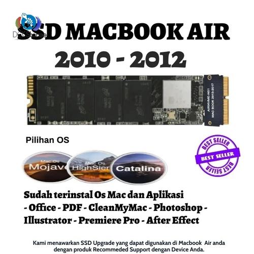 Jual ssd macbook air 2010 2011 2012 Sudah terinstall Os Mac - 128 gb ...