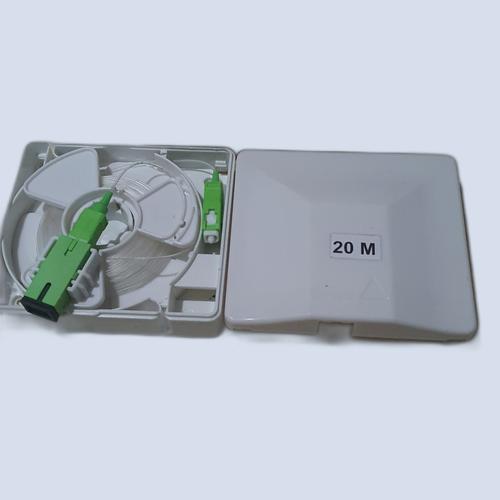 Jual Roset Prexo / Prekso Kabel Fiber Optic Transparan Indoor apc hijau ...