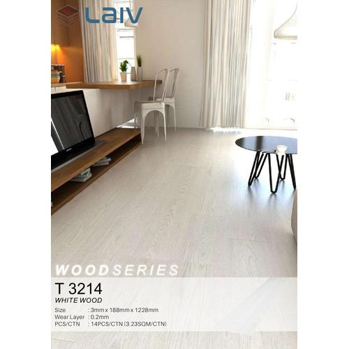 Promo Vinyl Plank Tile Motif Kayu / Vinyl Flooring Lembaran Tebal 3mm ...