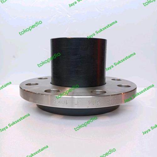 Jual Stub End HDPE Flange Galvanis JIS 10K 8" inch Lap Joint HDPE + Flange - Jakarta Barat ...