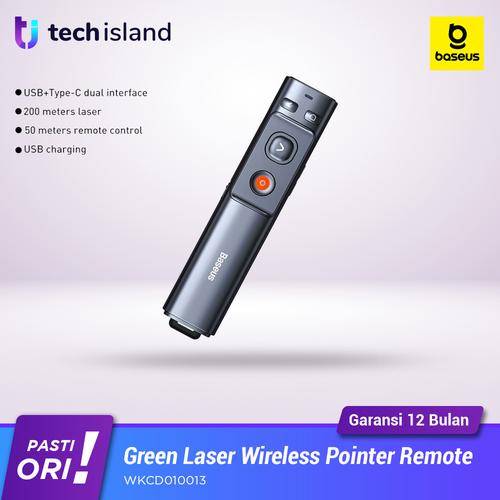 Jual Baseus Wireless Presenter Pointer Pen Remote Control Laser Pointer Pen - Kota Malang - Tech ...