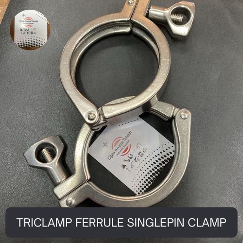 Jual Clamp ferrule triclamp singlepin klem perul 304 1" - 8" - 1"-1.5 ...
