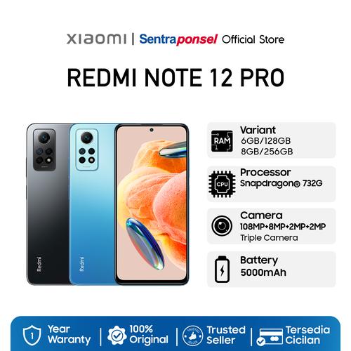 Promo Handphone Xiaomi Redmi Note 12 Pro 4G - Original Garansi Resmi 1 ...