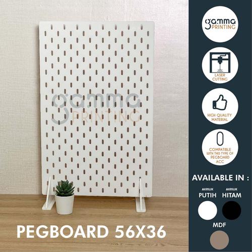 Promo Pegboard Papan 56 x 36 CM Dinding Gamma Organizer - MDF - Kota Surabaya - Gamma Printing ...