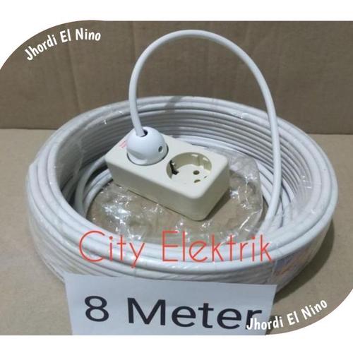 Jual NEW8!! STOP KONTAK JADI RAKITAN KABEL 8 METER + TERMINAL UTICON 2 ...