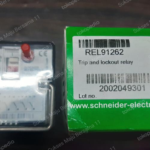 Jual Trip and Lockout Relay REL91262 48vdc schneider - Jakarta Pusat ...