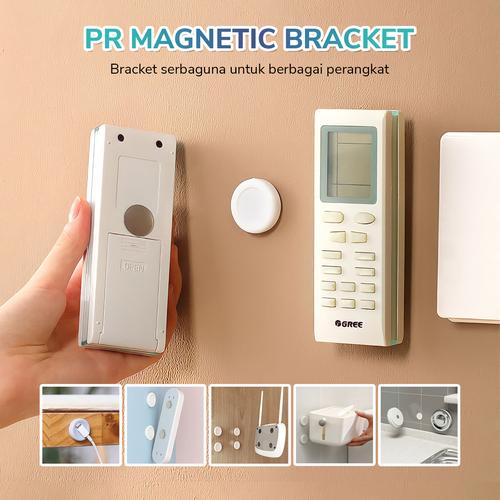 Promo PR Bracket Magnetic Hook Tempel Dinding Untuk Holder Remote AC TV ...