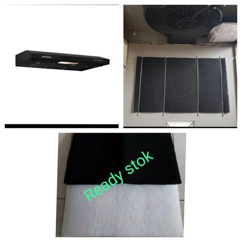 Jual carbon filter cooker hood modena type px 6001 - hitam 2mm, px7001 ...