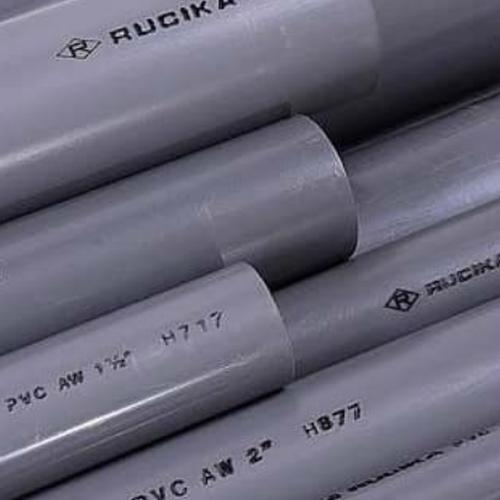 Jual PIPA PVC JIS RUCIKA (K 6741/6742) 4M VU 5'', 6'', 8'' Inch - Abu ...