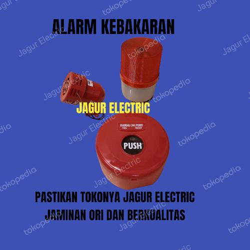 Jual TOMBOL FIRE ALARM + SIRINE-190 +LAMPU ROTARY 1 SET - Jakarta Barat ...