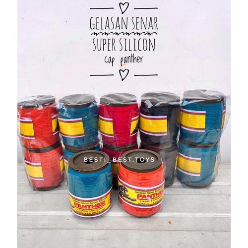 Jual gelasan senar super silicon cap panther benang layangan termurah ...