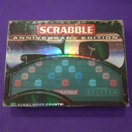 Jual Board Game Scrabble 60th Annivesary Edition - Original by Mattel ...