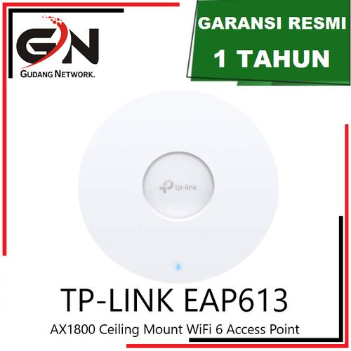 Jual TP-Link EAP613 AX1800 WiFi 6 Dual Band Gigabit Wireless Access ...