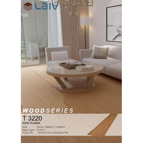 Promo Vinyl Plank Tile Motif Kayu / Vinyl Flooring Lembaran Tebal 3mm ...