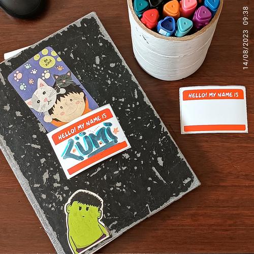 Jual Sticker Hello My Name is Graffiti Label Tagging Slap Sticker ...