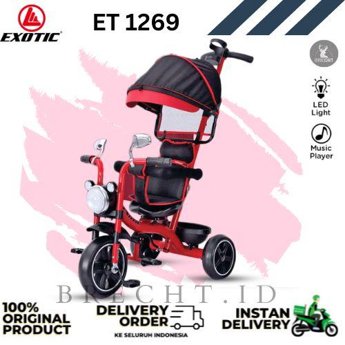 Jual Sepeda Anak Roda Tiga Baby Tricycle Exotic ET 1269 - Merah - Kota ...
