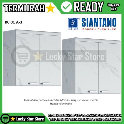Jual [Kargo] RACK CABINET GANTUNG KITCHEN SET SIANTANO KC 01 A-3 RAK ...