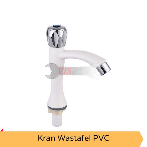 Jual Kran Wastafel PVC Putih Mahkota Keran Tanam Meja - Kab. Tangerang - VisTools | Tokopedia