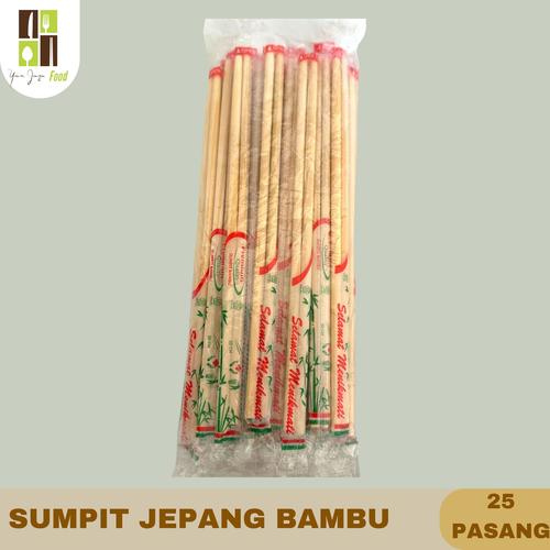 Jual Sumpit Bambu/Sumpit Mie Ayam/Sumpit Pangsit Isi 25 Pasang Ukuran ...