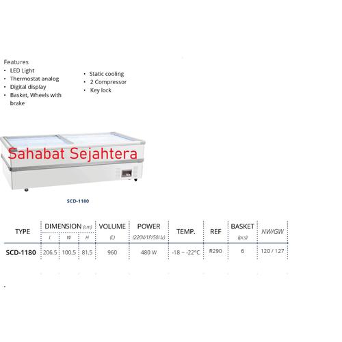 Jual Island Freezer GEA SCD-1180 Freezer Sliding Kaca - Jakarta Timur ...
