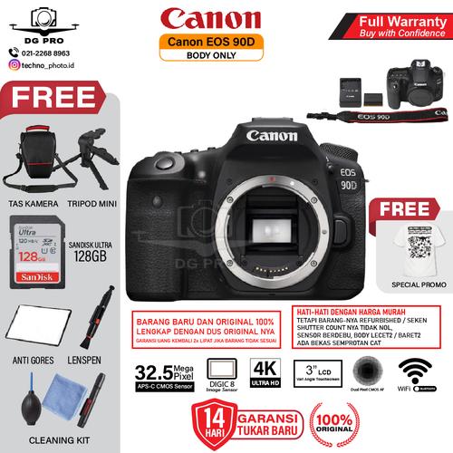 Jual Canon EOS 90D Body Only Kamera DSLR 90 D BO Garansi Original - A ...