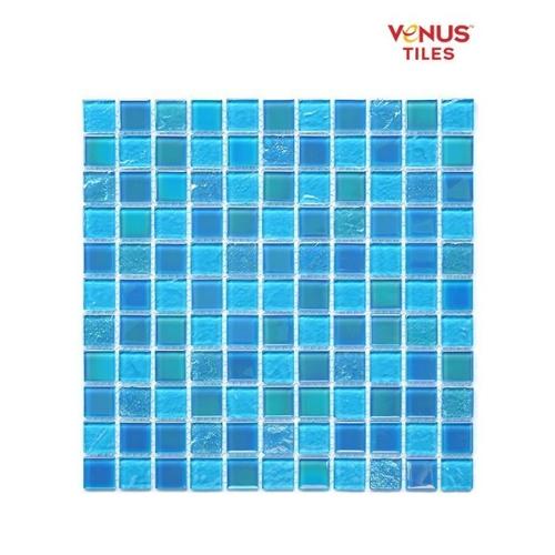 Jual Mozaik Kaca Type Neo Rainbow Aquamarine Merk Venus Tiles - Kota ...